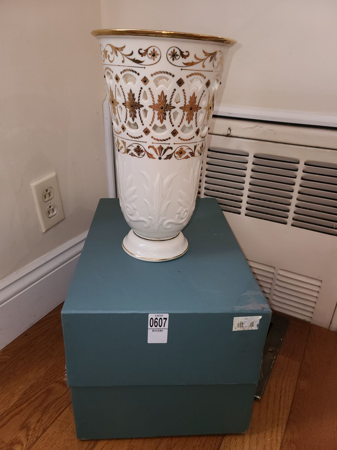 Lenox Millennium Collection Vase In Original Box