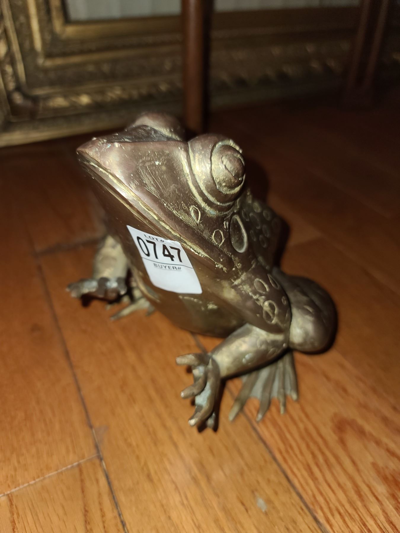 Solid Brass Frog