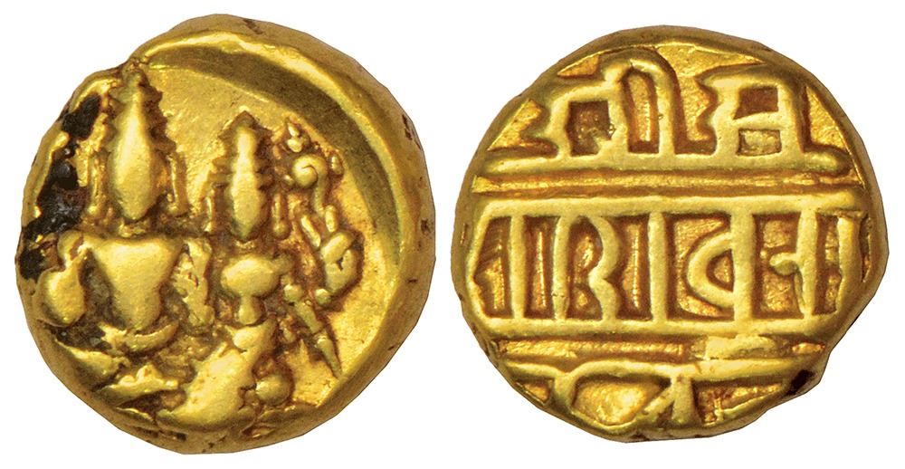 Medieval India: Vijayanagar Kingdom, Tuluva dynasty, gold varaha of ...