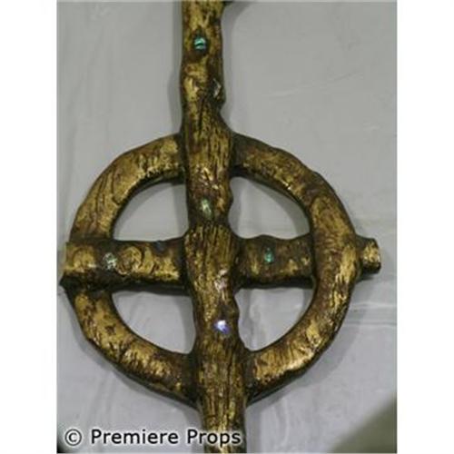 Outlander Jeweled Wooden Staff Movie Props