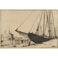 Harry Lindley Hosford. Etching.