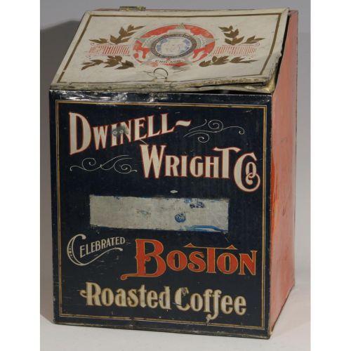 Dwinell-Wright Co. coffee tin box
