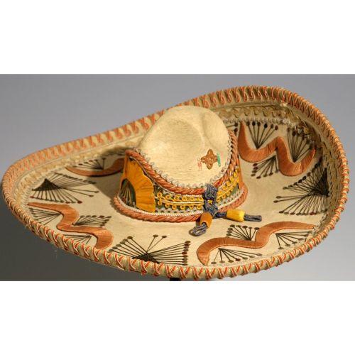 Mexican straw sombrero
