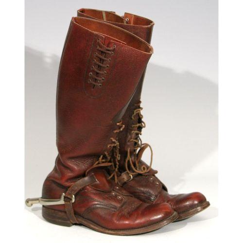 RCMP Riding Boots with Original Spurs
