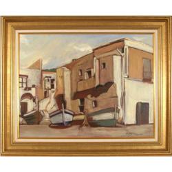Robert Fletcher oil on canvas
