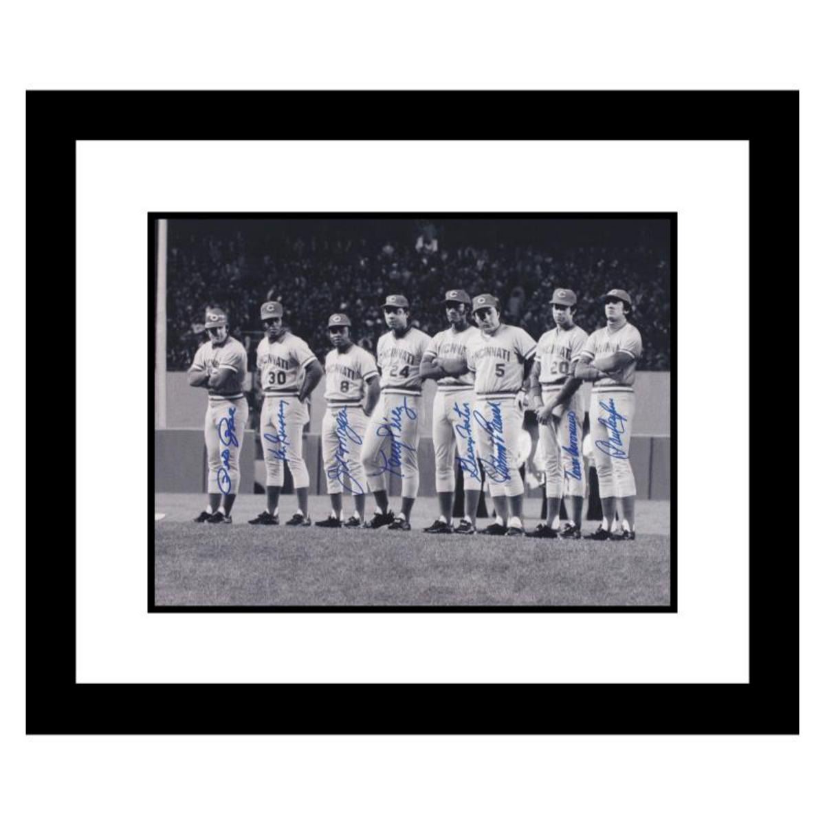 "Big Red Machine Line-Up" Framed Lithograph Signed by the Big Red ...