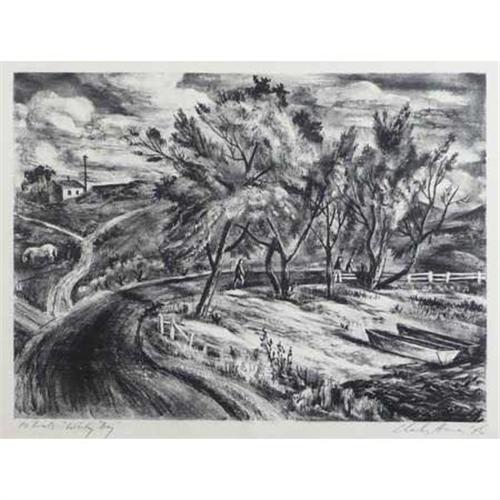 Charles Annan, Gouache & Lithograph