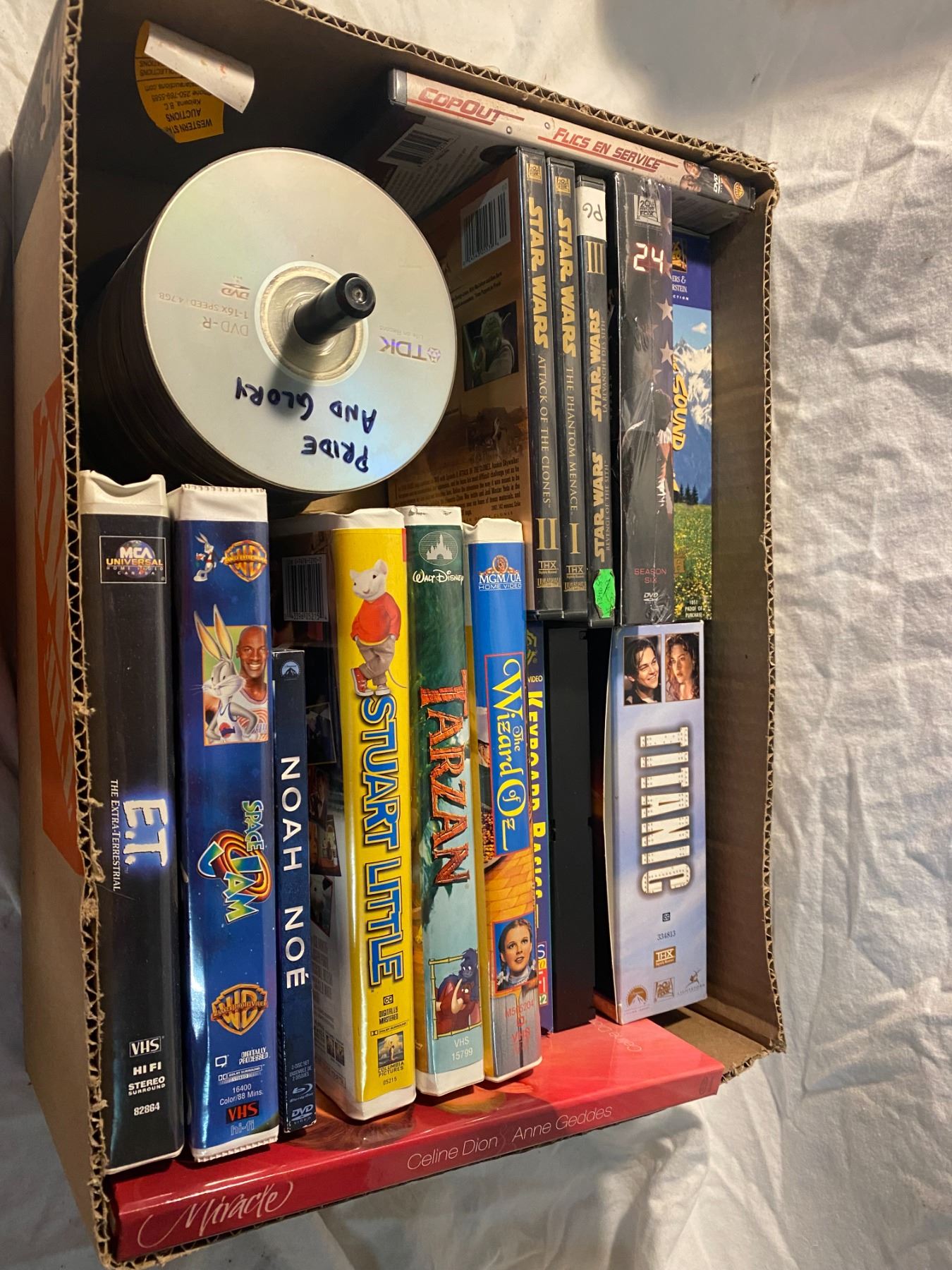 Dvds and vhs