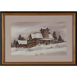 BRUCE HAUGHEY WATERCOLOR