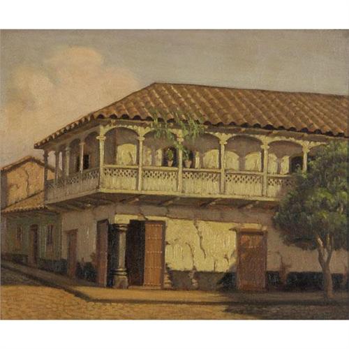 OIL PAINTING ALBERTO LOBOS CHILE LATIN AMERICA