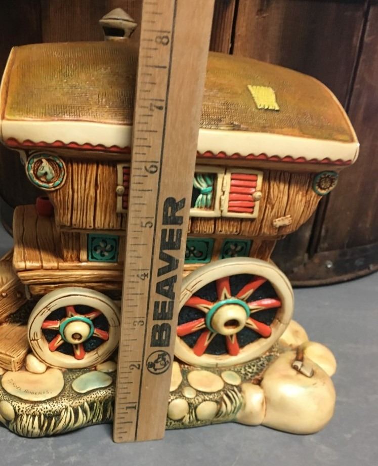 Pendelfin Gypsy Caravan Sculpture, Made in England