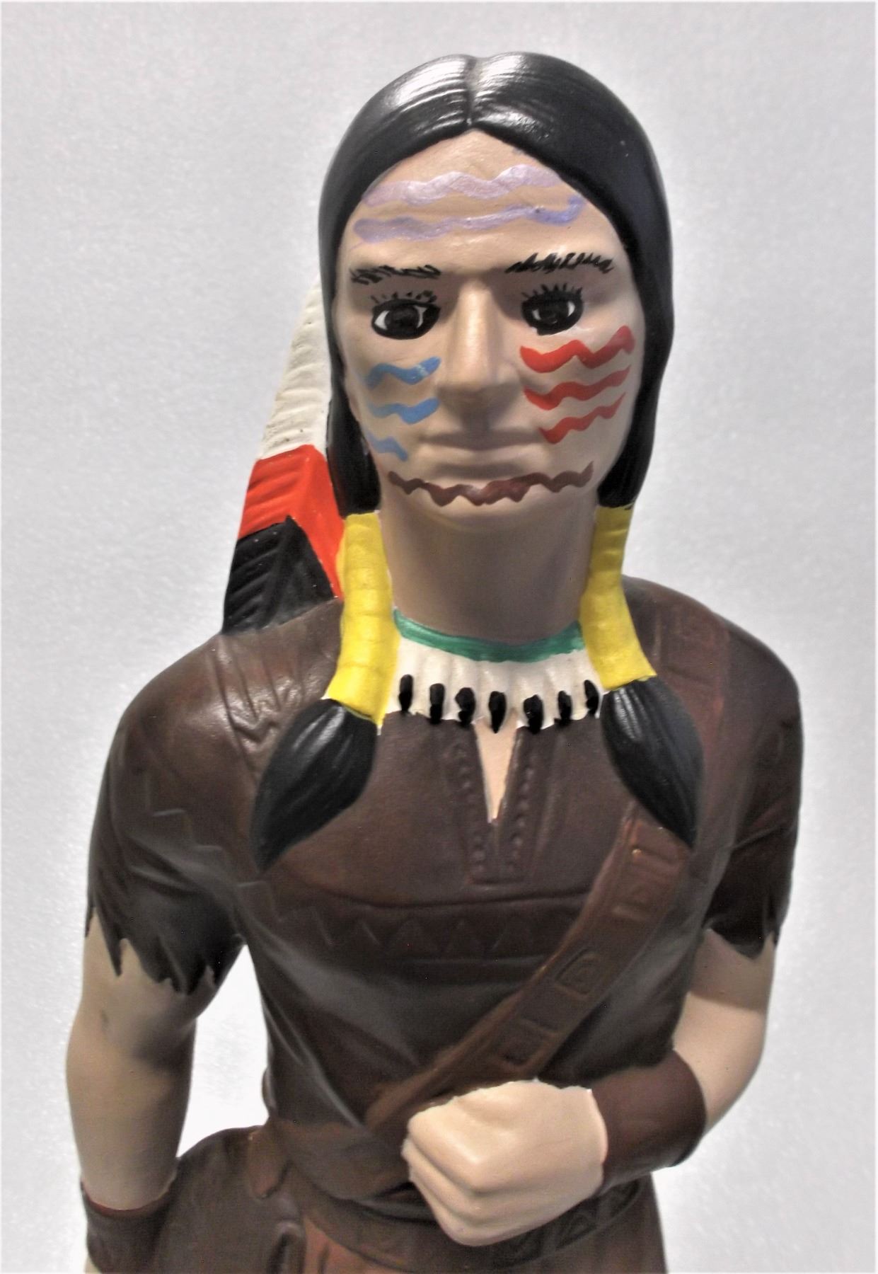 Ceramic Indigenous Tracker - 18" tall