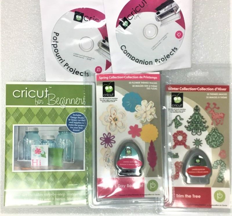Cricut DVD, Two Shapes Cartridges (Mother's Day and Trim the Tree ...