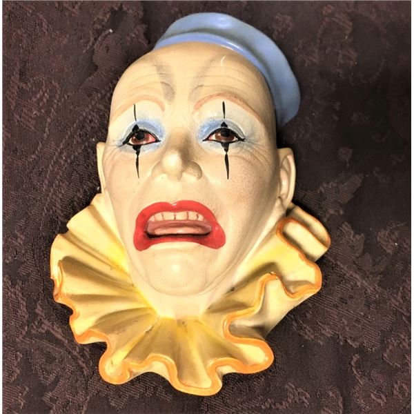 Vintage Bossons Clown Head Wall Mask, No.4 Legend Products England 1983
