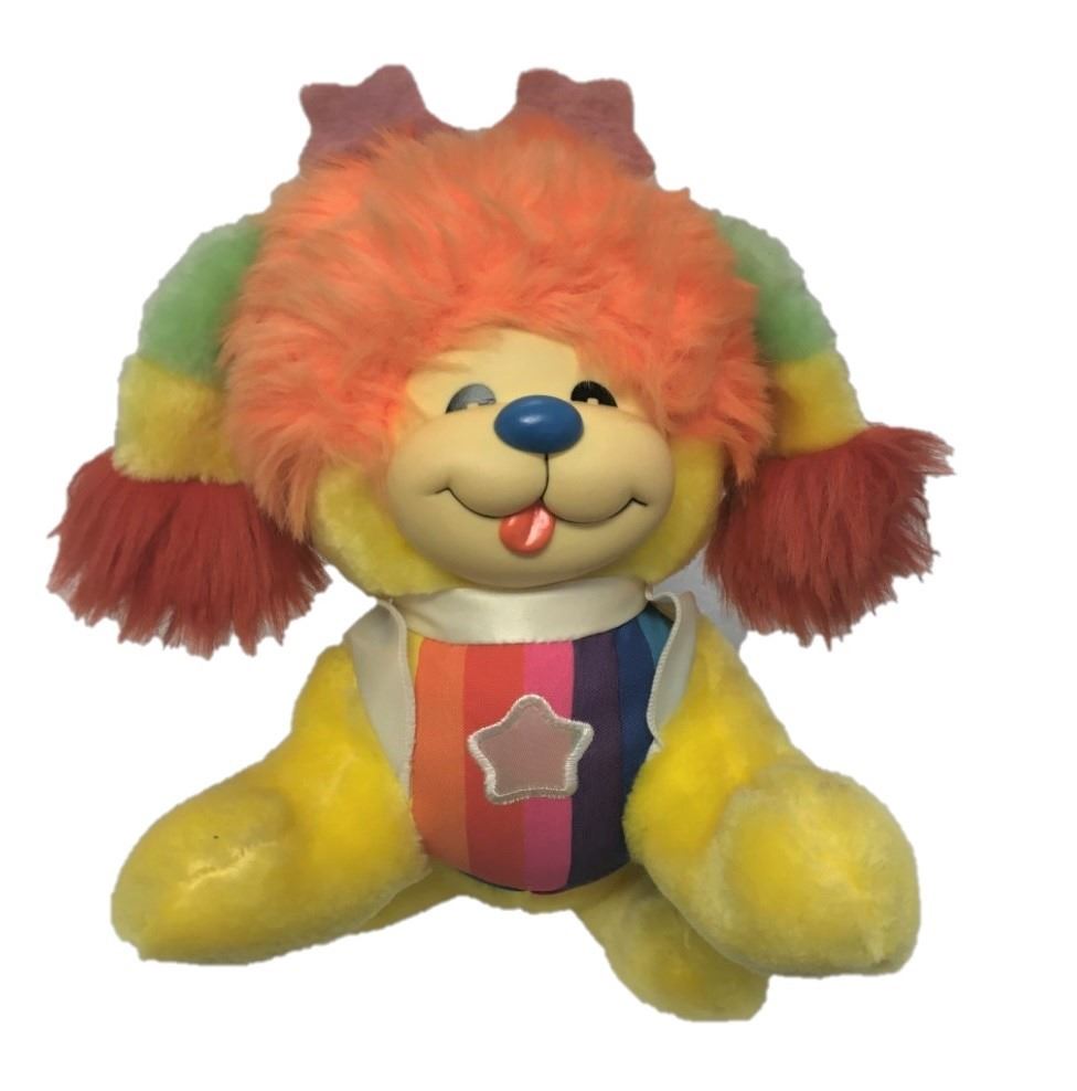 VINTAGE Rainbow Brite "PUPPY BRITE" PLUSH RAINBOW BRIGHT DOG 1980'S