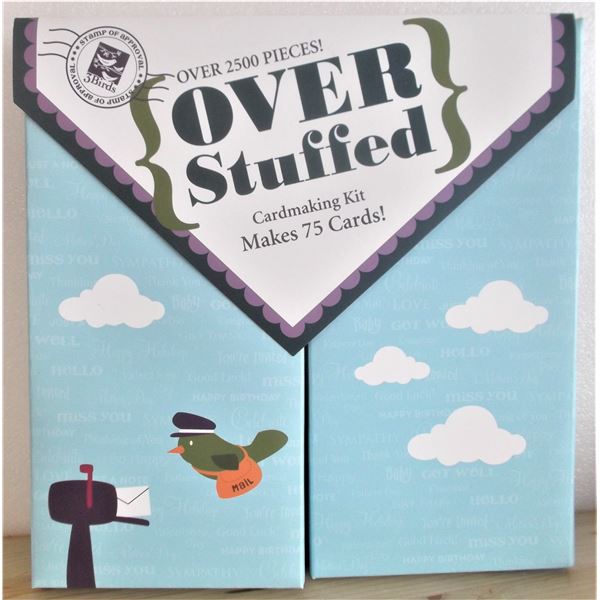 3 Birds Design Over Stuffed Card Making Kit - Appears New