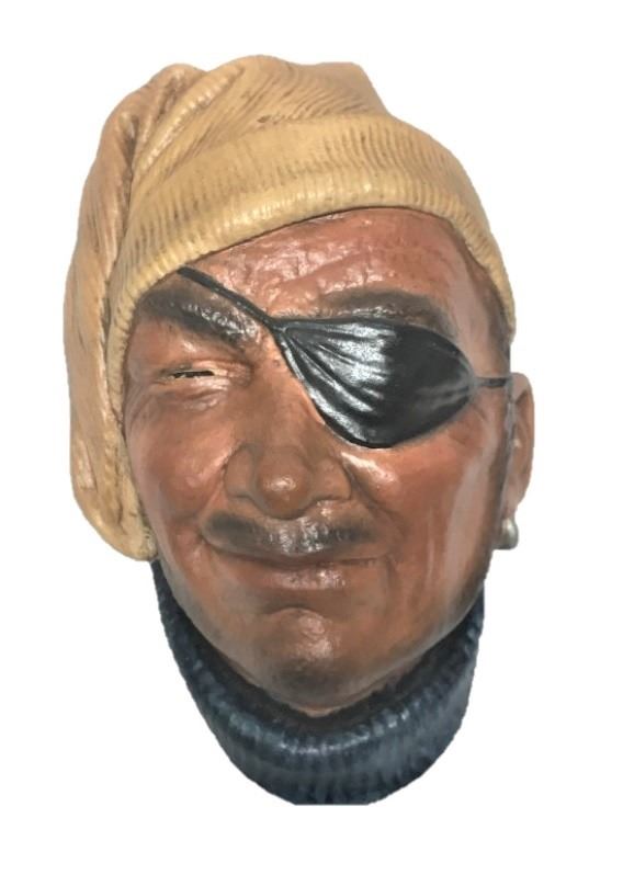Vintage Bossons Chalkware Pirate