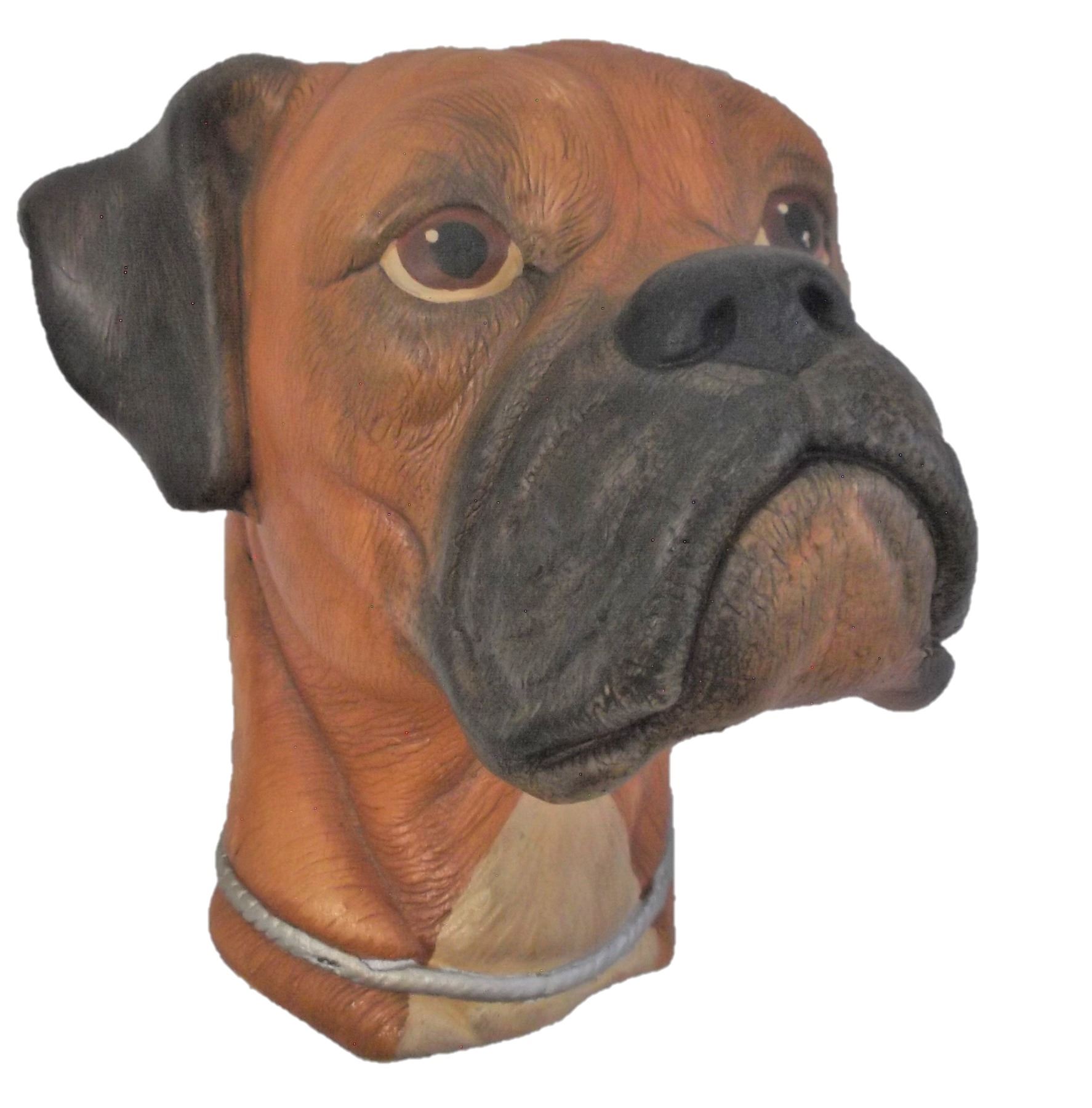 Vintage Bossons Chalkware - Dog - Boxer