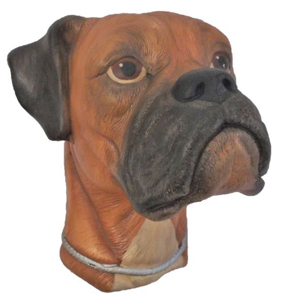 Vintage Bossons Chalkware - Dog - Boxer