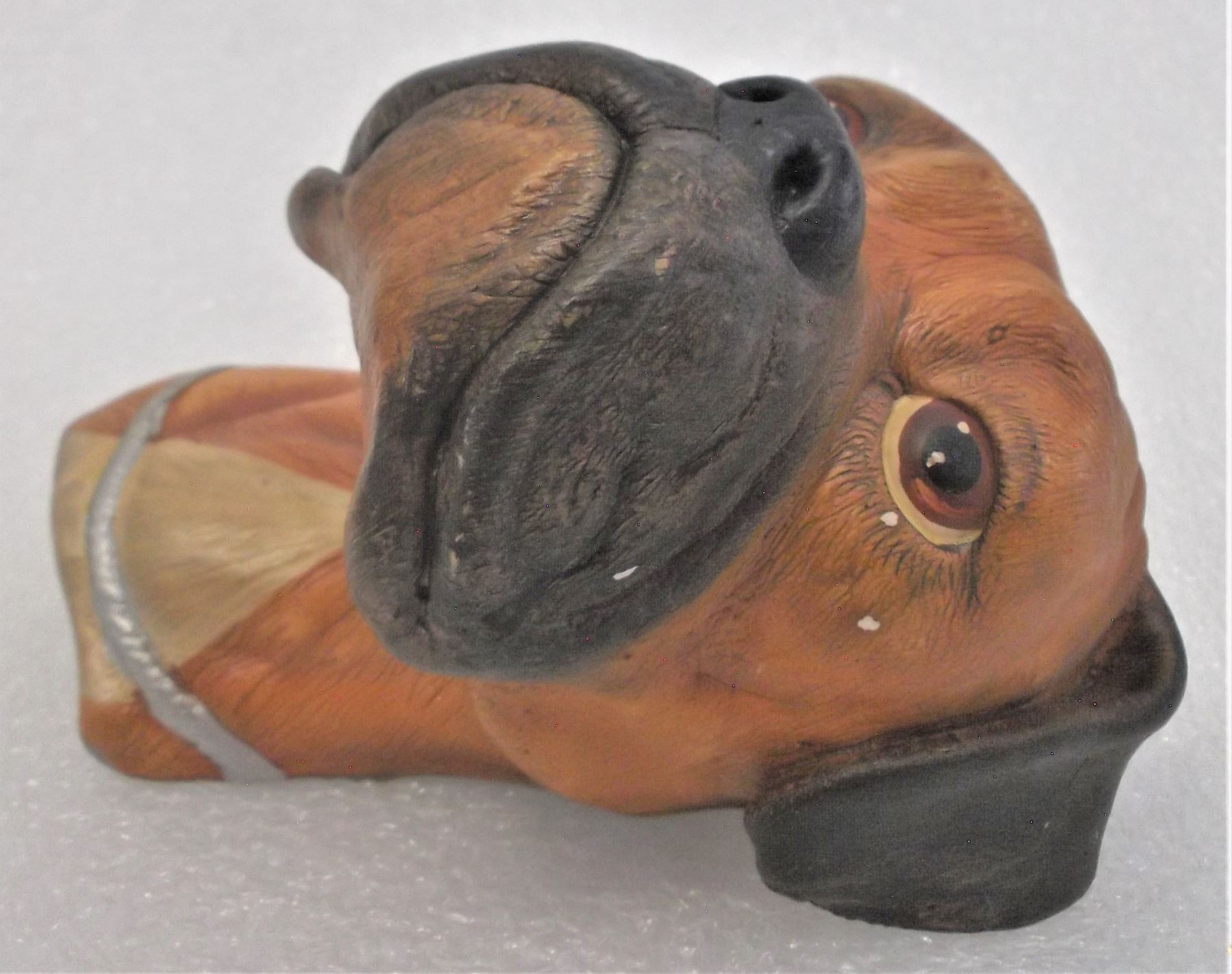 Vintage Bossons Chalkware - Dog - Boxer