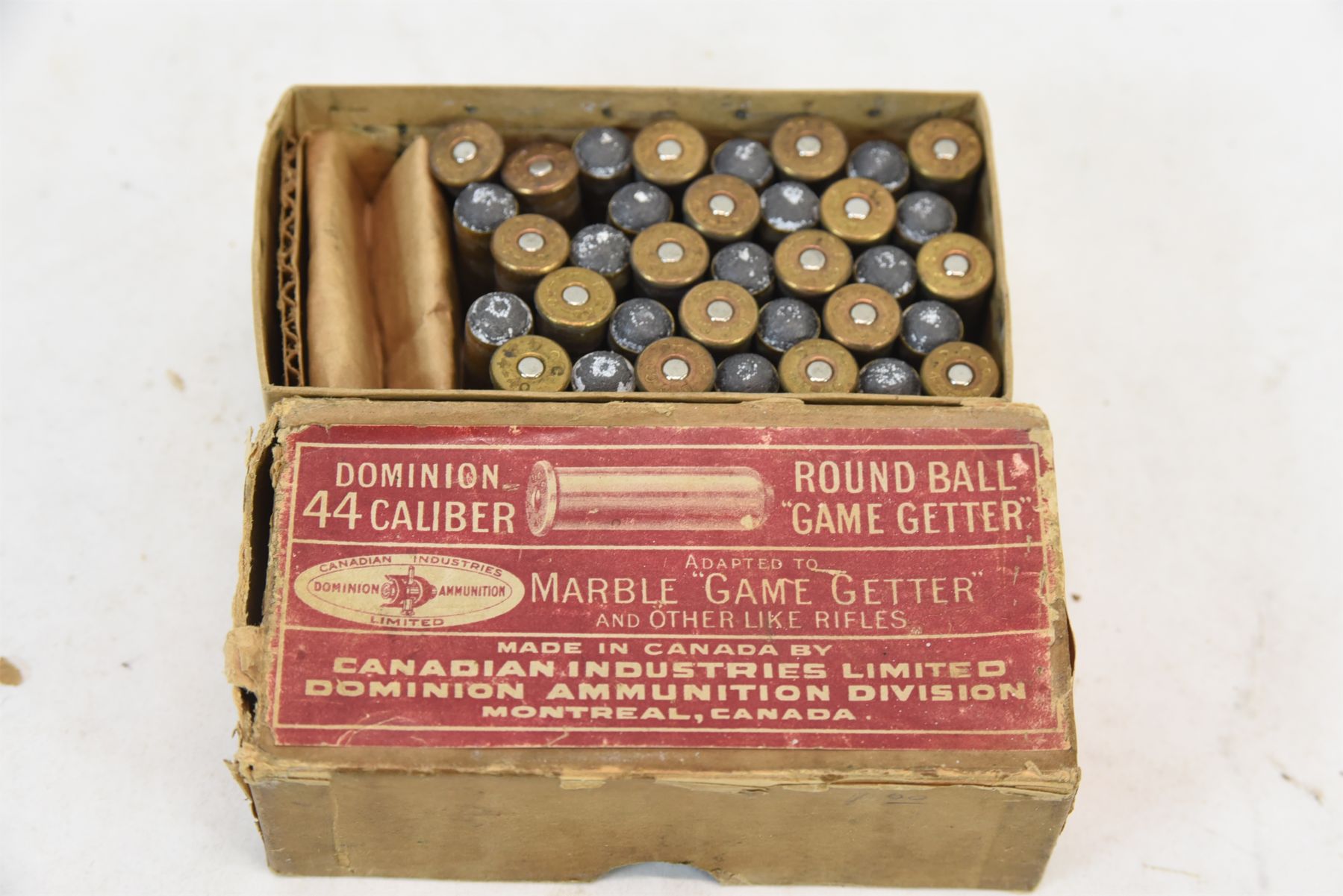 35 Rounds Collector Ammo Dominion 44 40 Caliber Round Ball Game Getter 35 Rounds Collector Ammo Dominion 44 40 Caliber Round Ball Game Getter