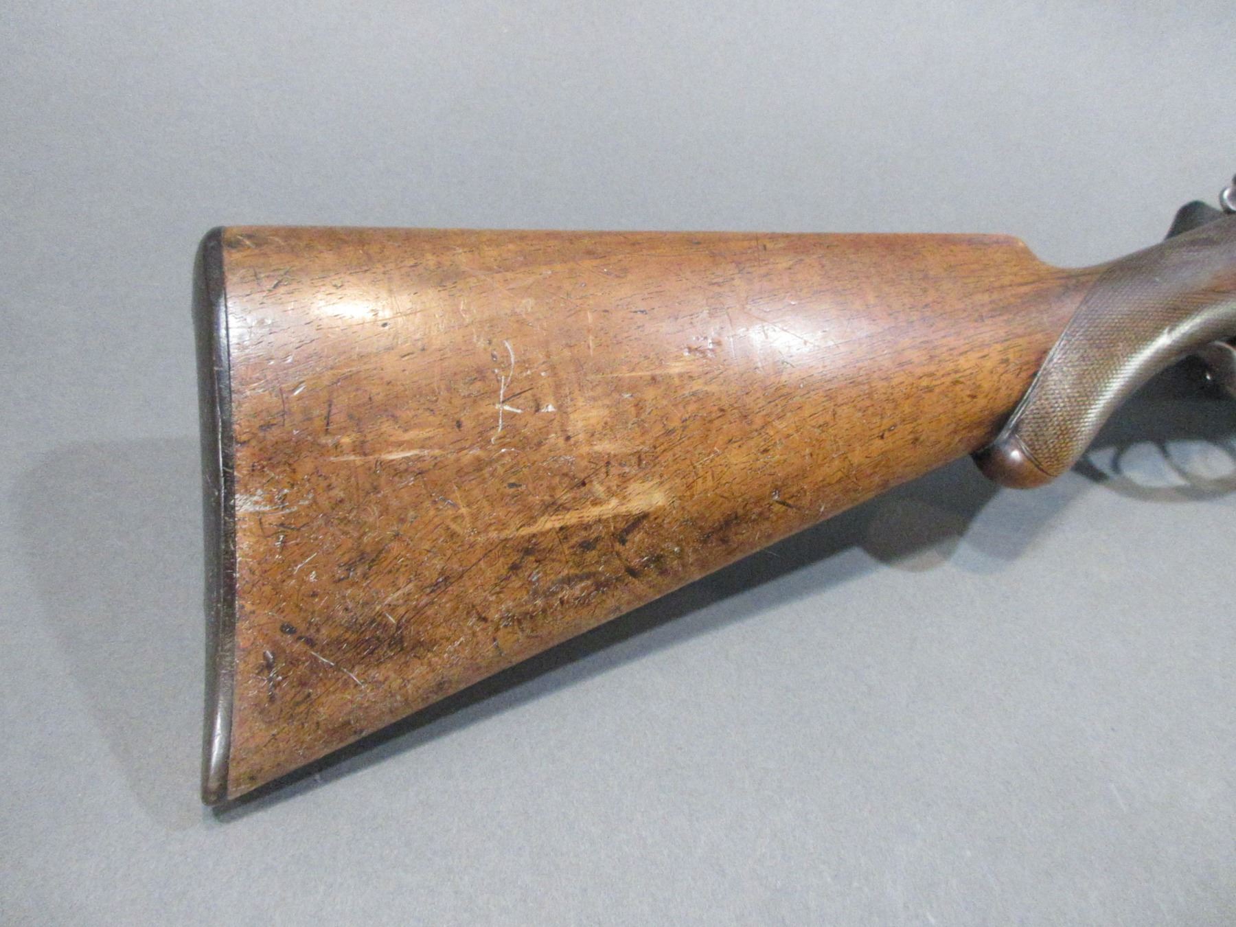 Belgium Made JB Clement SXS Damascus Shotgun- 12ga- 30" Barrels ...