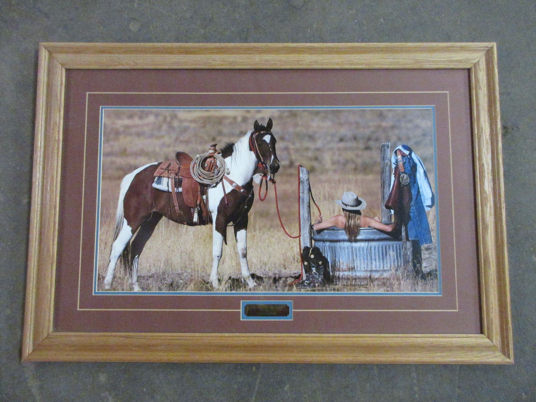 David Stoecklein Print- "Cowgirl In Heaven"- 40" X 28.5"