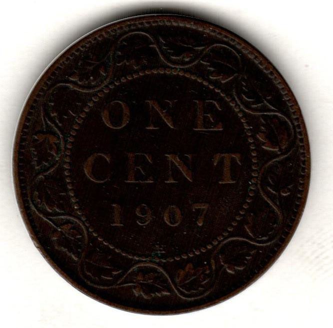 Canada 1 Cent 1907-H EF