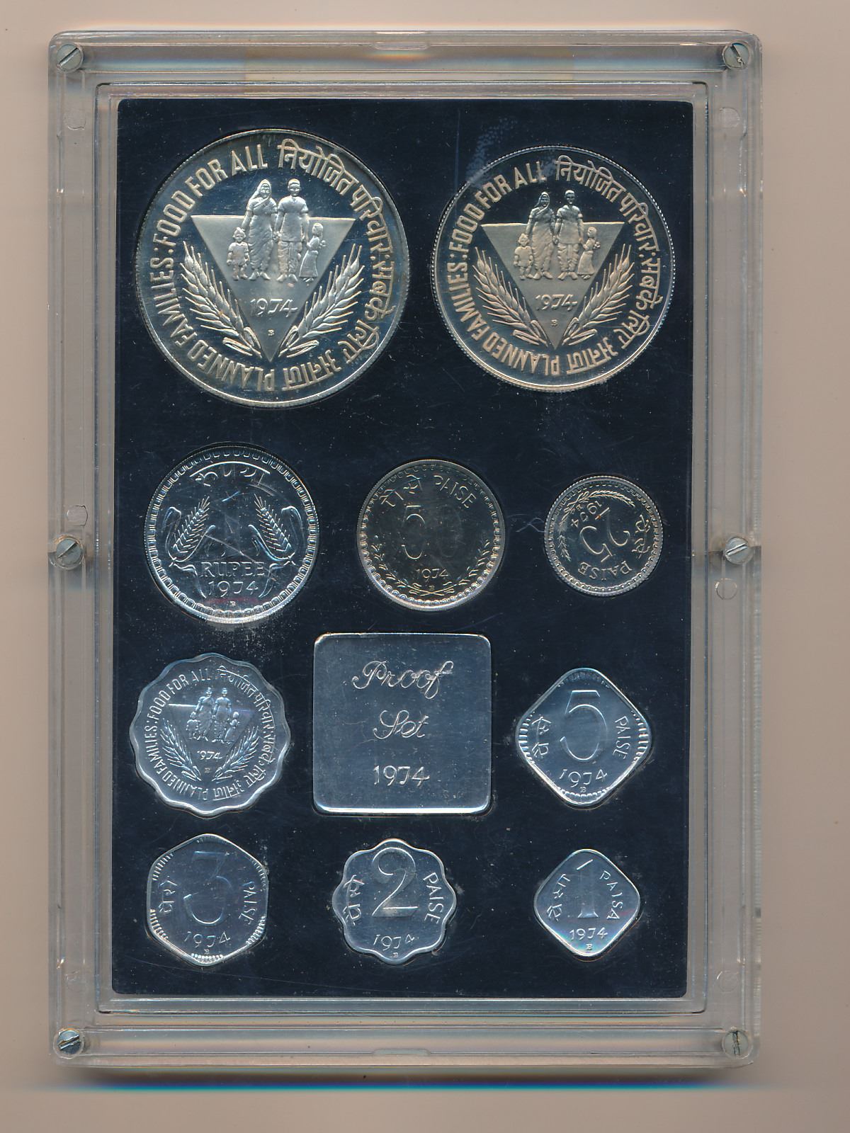 India 1974 Proof Set