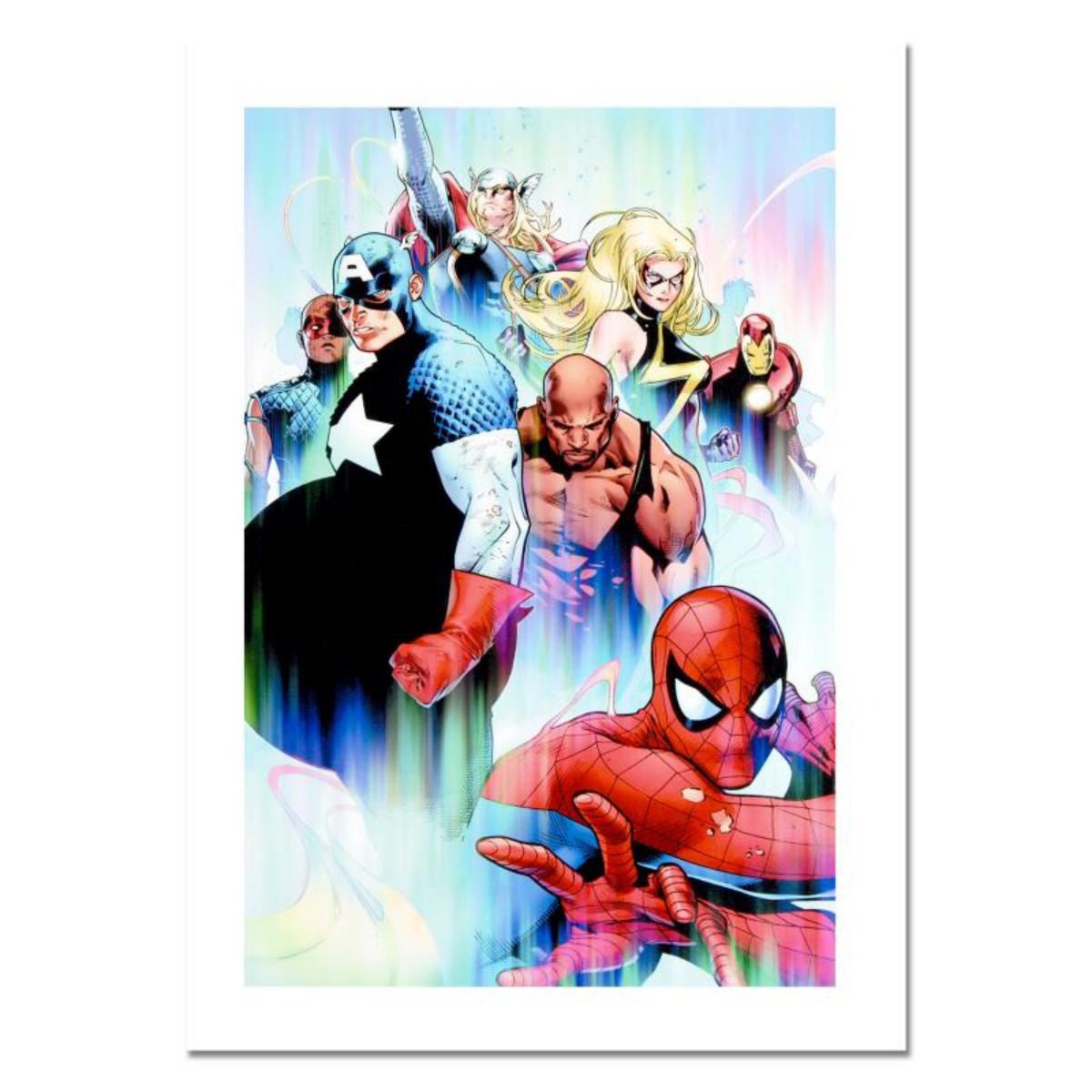 Marvel Comics, "Siege #4" Numbered Limited Edition Canvas by Olivier ...