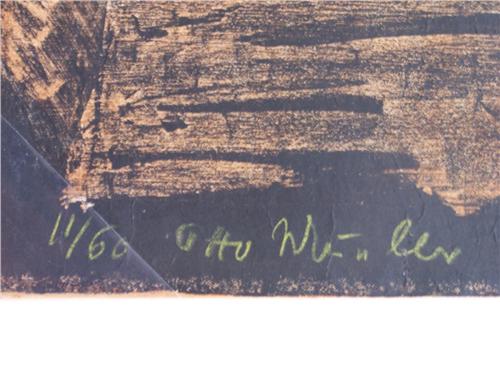 OTTO MUELLER Sig Lithograph German Art
