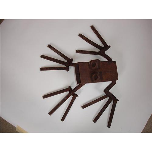 BRUCE GRAY - Frog- Welded steel sculpture.