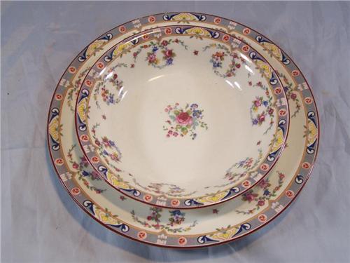 J & G Meakin early "Sol" ware Lot of 6 Bowls & 9 Plates 1912
