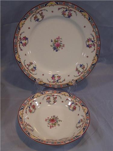 J & G Meakin early "Sol" ware Lot of 6 Bowls & 9 Plates 1912
