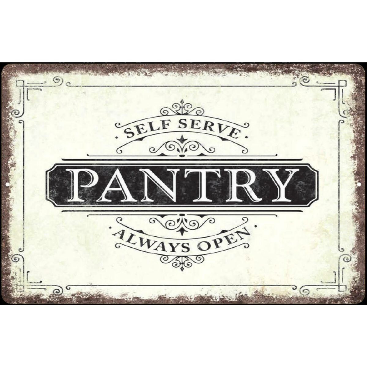 Self Serve Pantry Metal Inn Sign