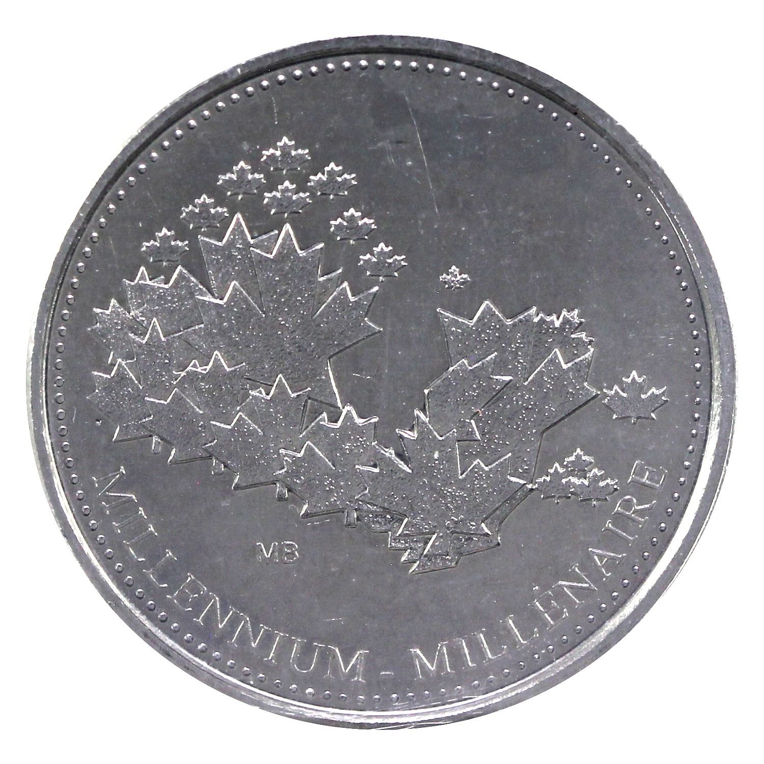 25-cent 2000 Millennium Map Mule ICCS Certified MS63