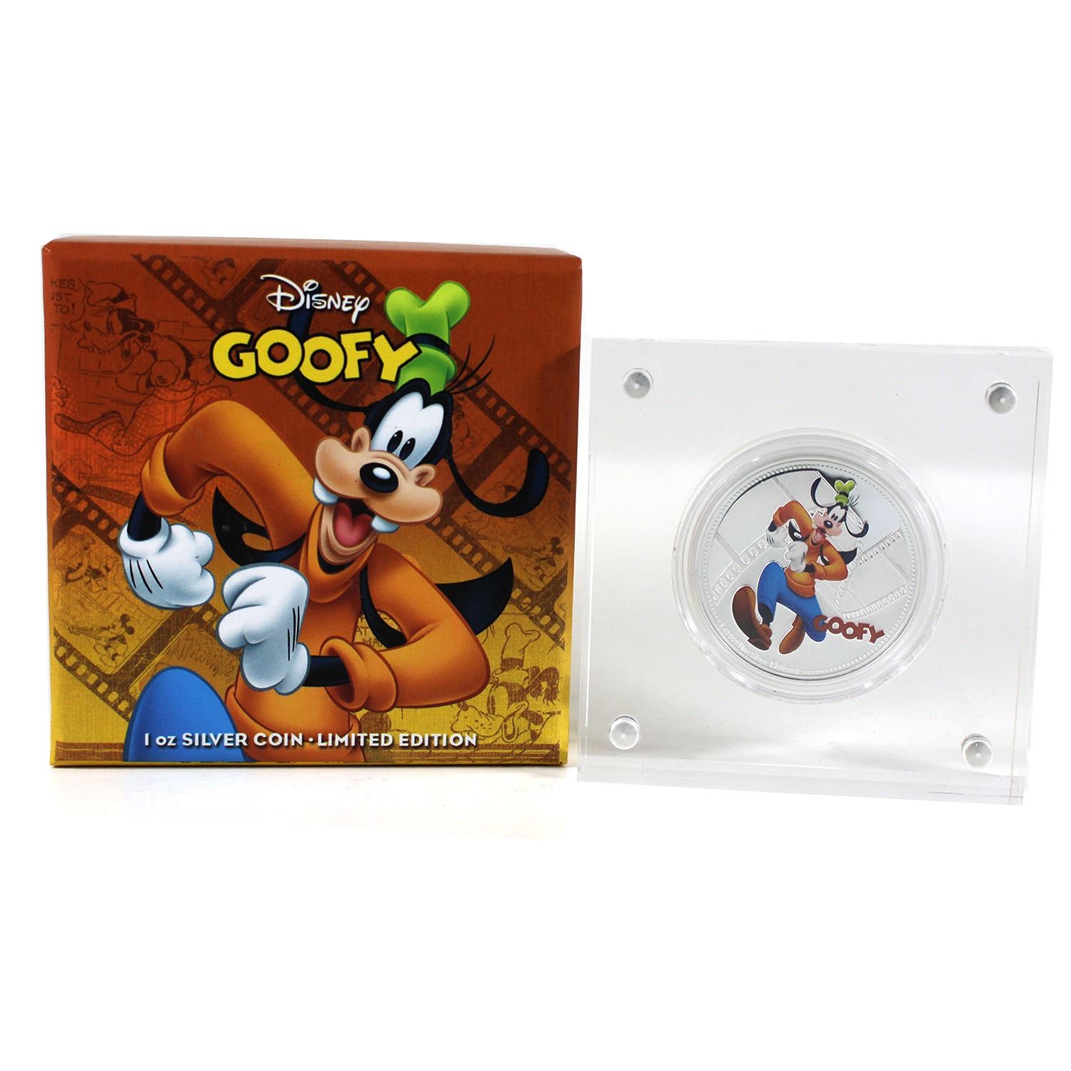 2014 Niue $2 Disney Characters - Goofy Limited Edition 1oz Coloured ...