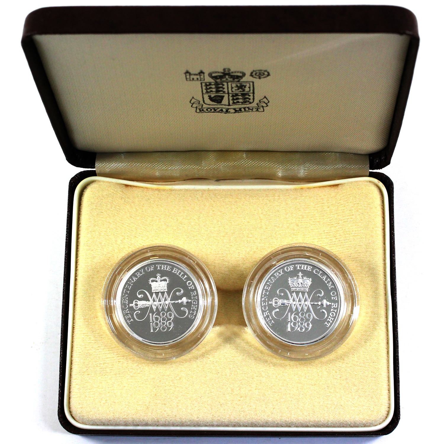 1989 Great Britain 2-pound, Tercentenary of the Bill of Rights ...