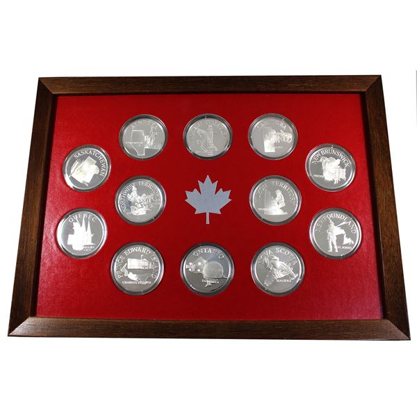 *Franklin Mint, Limited Edition, Provinces of Canada, 12-piece Set of ...