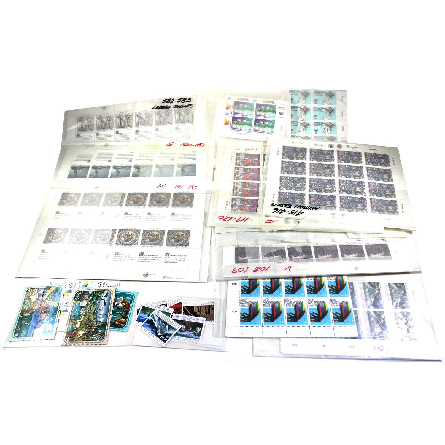 Estate Lot of Canadian Unused Mint Condition Stamps from the 1980's ...
