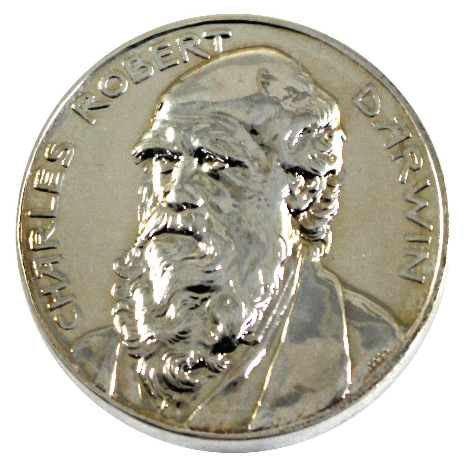 Restrike Darwin & Monkey Satire 2oz Fine Silver Medal. Original Design ...