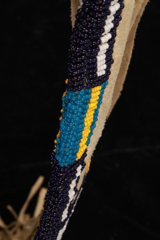 Northern Cheyenne Beaded Hide Pipe Tobacco Bag