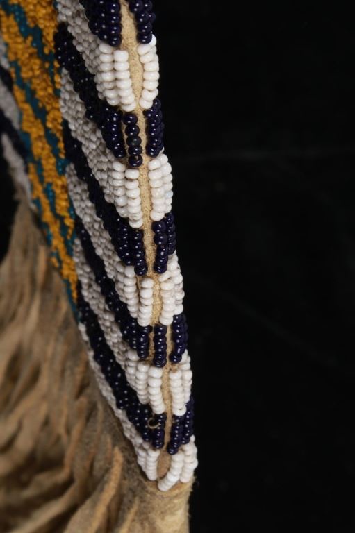Northern Cheyenne Beaded Hide Pipe Tobacco Bag