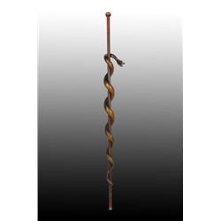 Masonic Serpent Staff.