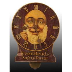 Wooden Ever Ready Safety Razor Clock.