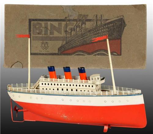 Tin Bing Ocean Liner Toy.