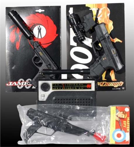 Lot of 4: Spy Toy Guns.