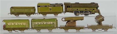 Tin Marx Army Train Set.