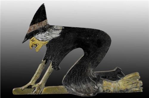 Cast Iron Witch Boot Scraper.