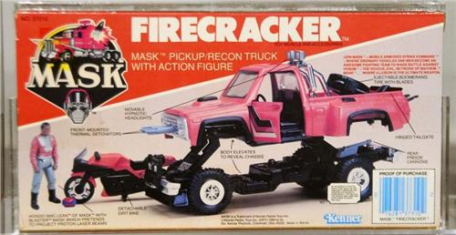 MASK Firecracker Action Figure Vehicle.